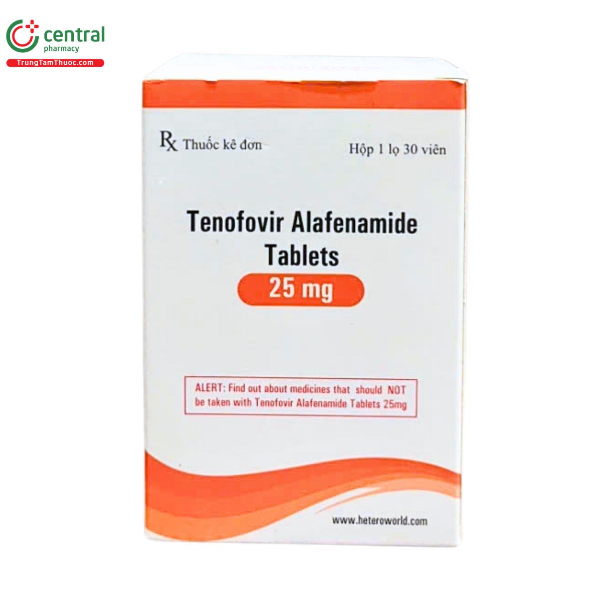 Thuốc Tenofovir Alafenamide Tablets 25mg Hetero điều trị viêm gan B