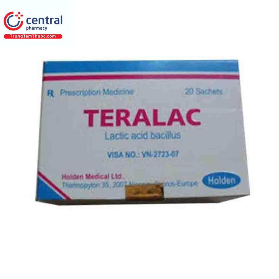 Thuốc Teralac: Chỉ định, liều dùng và lưu ý sử dụng