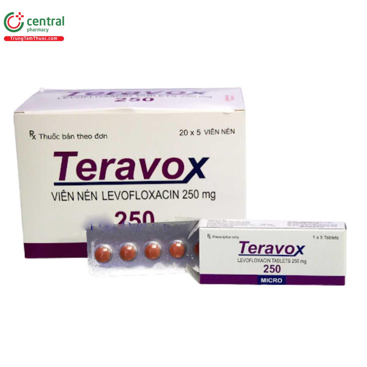 Thuốc Teravox-250 điều trị các bệnh nhiễm khuẩn từ mức độ nhẹ đến vừa