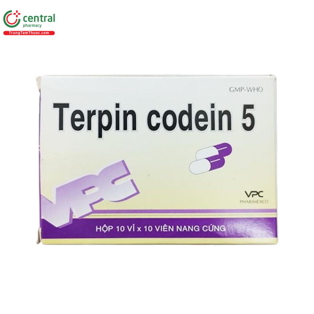 Thuốc Terpin Codein 5 PVC giải pháp cắt cơn ho, giảm đờm nhanh chóng