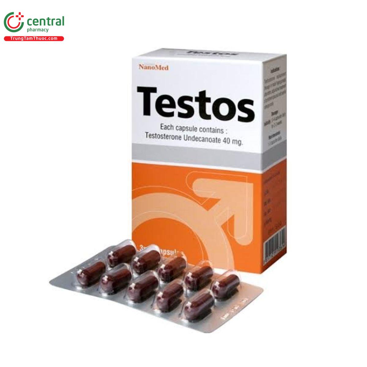 Thuốc Testos 40mg - liệu pháp thay thế testosterone cho nam giới