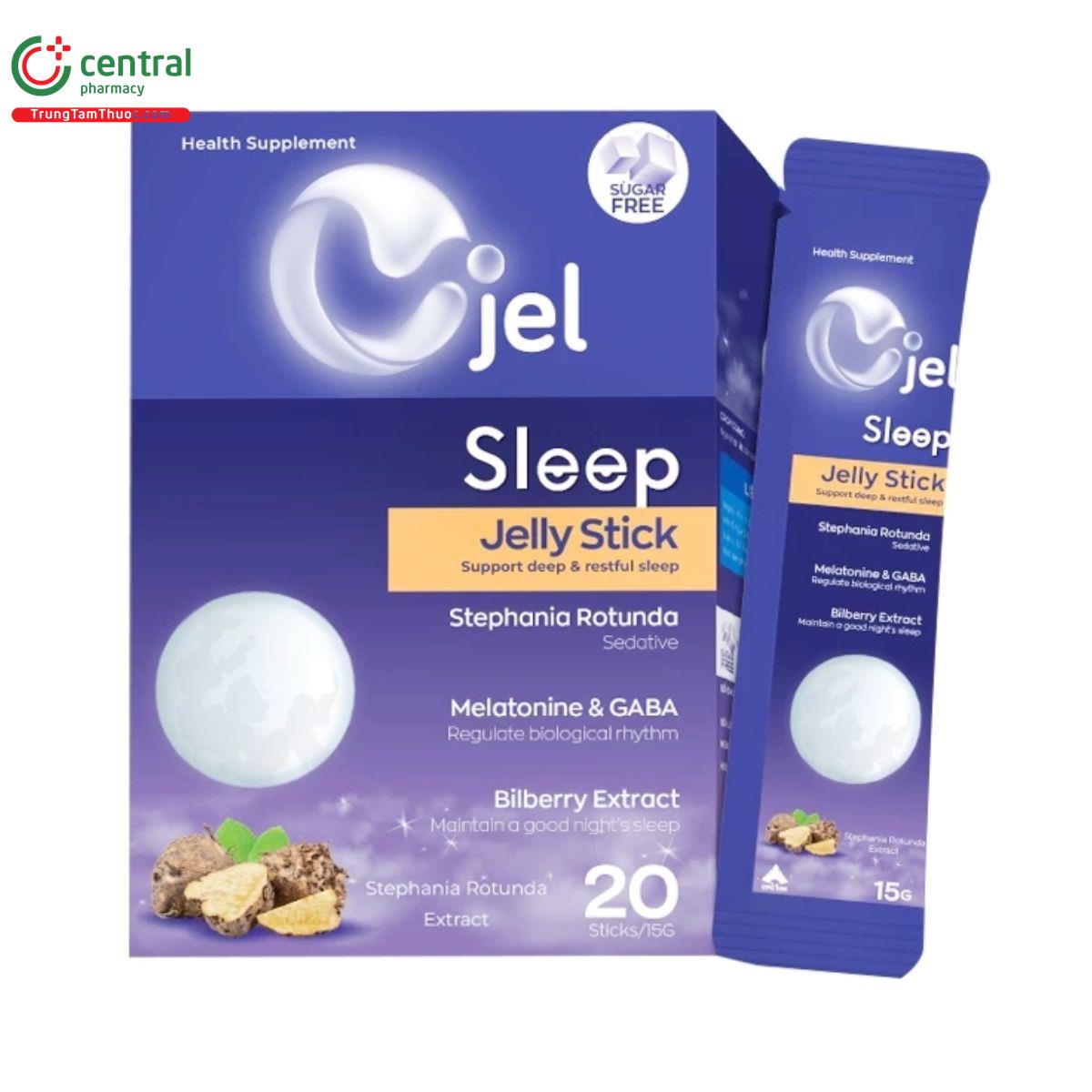 Thạch ăn liền Cjel Sleep - Giúp dễ ngủ, ngủ ngon giấc, hỗ trợ an thần