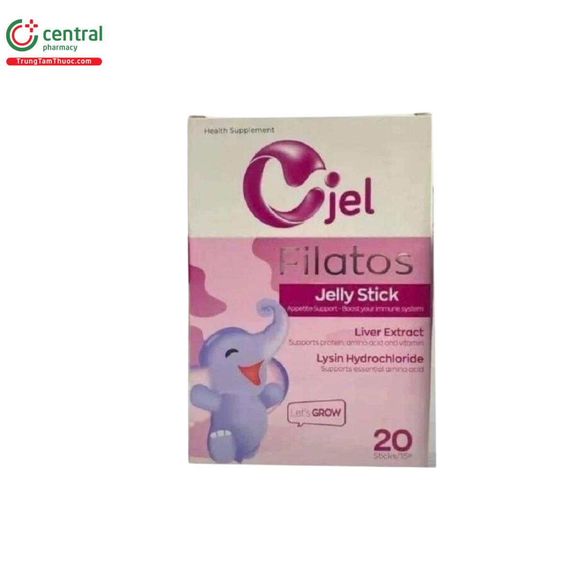 Thạch Cjel Filatos - Hỗ trợ ăn ngon, tăng cường sức đề kháng