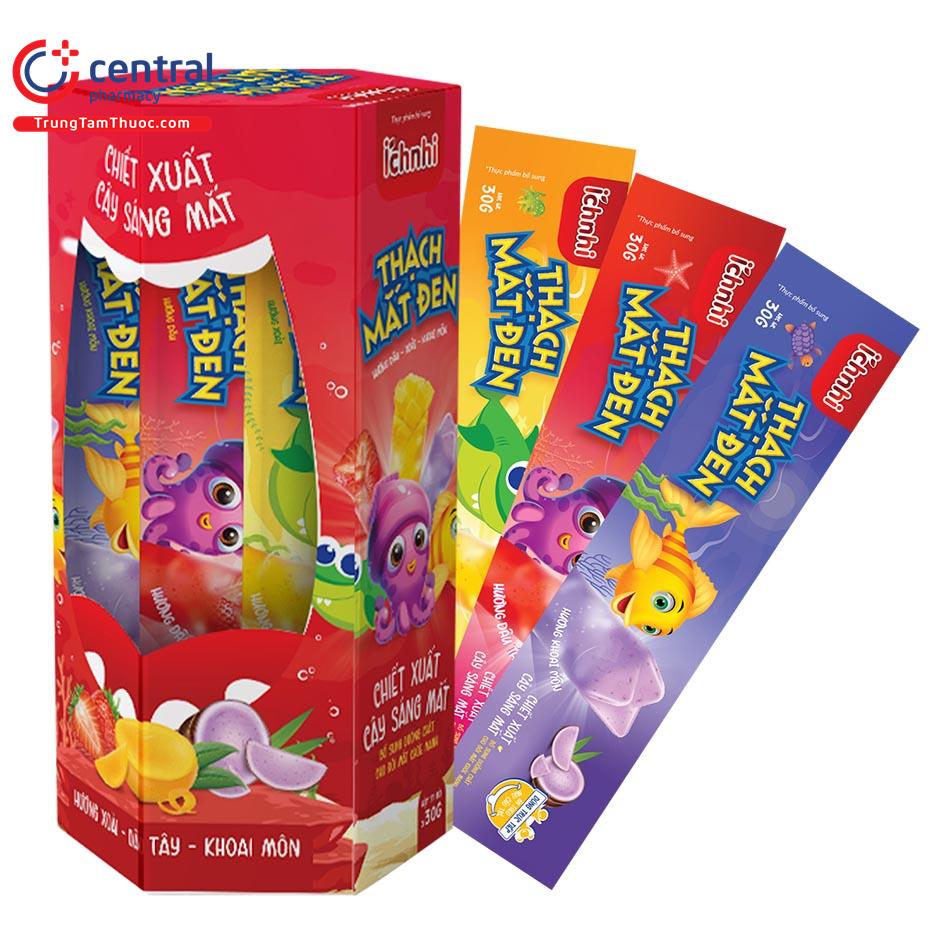 [CHÍNH HÃNG] Thạch Mắt Đen Ích Nhi - mắt sáng thông minh