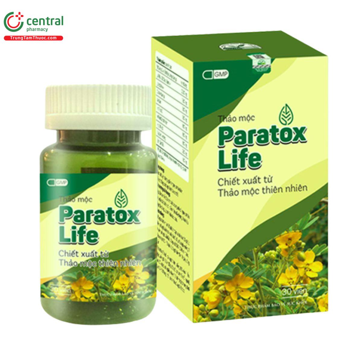 Thảo mộc Paratox Life - Hỗ trợ nhuận tràng, làm mềm phân, giảm táo bón