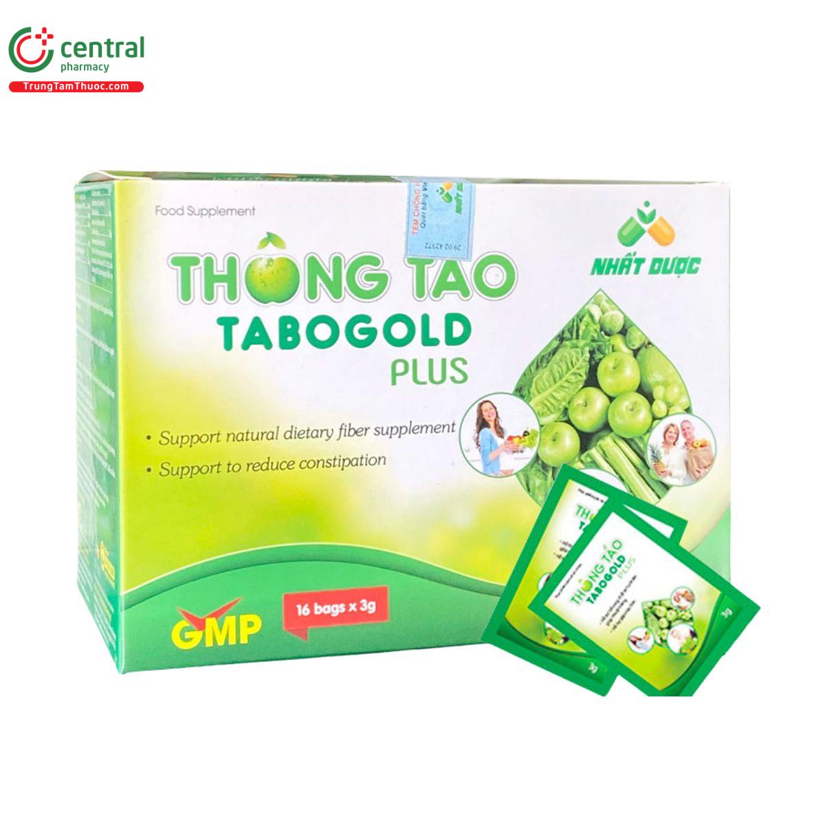 Thuốc Thông táo Tabogold Plus - Phòng ngừa và giảm triệu chứng táo bón