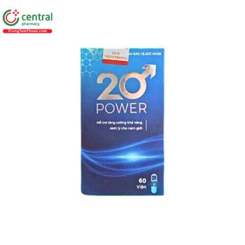 20 Power - Hỗ trợ bổ thận, tăng cường khả năng sinh lý cho phái mạnh