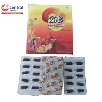 Thuốc 20B with Ginseng - Nâng cao thể lực & Kích thích tiêu hóa