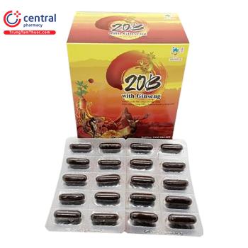 Thuốc 20B with Ginseng - Nâng cao thể lực & Kích thích tiêu hóa