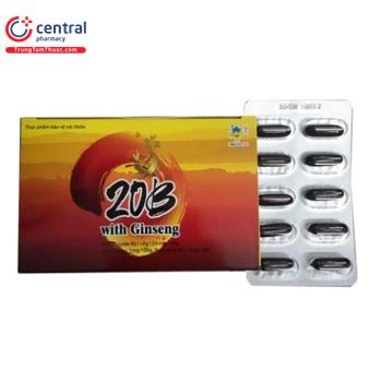 Thuốc 20B with Ginseng - Nâng cao thể lực & Kích thích tiêu hóa