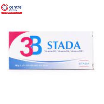 Thuốc 3B STADA giúp bổ sung vitamin B1, vitamin B6 và vitamin B12