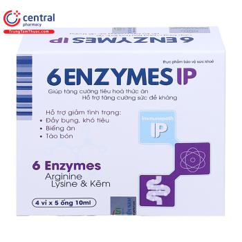 [CHÍNH HÃNG] Thuốc 6 Enzymes IP 10ml hỗ trợ tiêu hóa khỏe mạnh