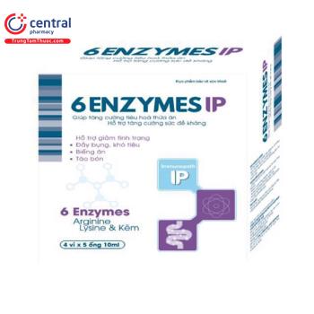 [CHÍNH HÃNG] Thuốc 6 Enzymes IP 10ml hỗ trợ tiêu hóa khỏe mạnh