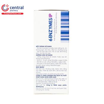 [CHÍNH HÃNG] Thuốc 6 Enzymes IP 10ml hỗ trợ tiêu hóa khỏe mạnh