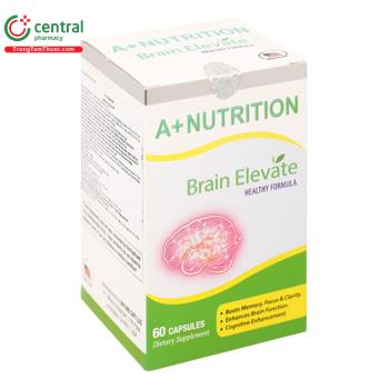 A+ Nutrition Brain Elevate giúp cải thiện trí nhớ, khả năng tập trung