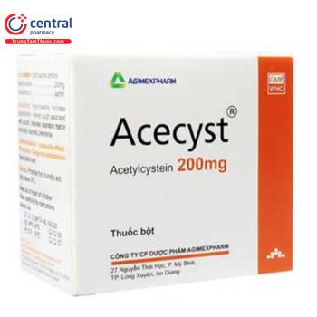 [CHÍNH HÃNG] Thuốc Acecyst 200mg gói -Thuốc tiêu chất nhầy, trừ đờm