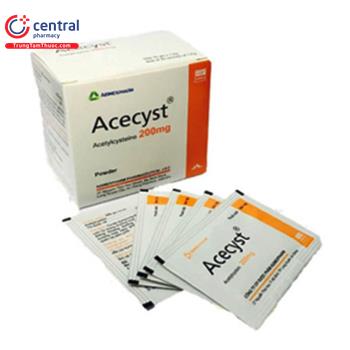 [CHÍNH HÃNG] Thuốc Acecyst 200mg gói -Thuốc tiêu chất nhầy, trừ đờm