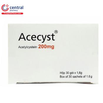 [CHÍNH HÃNG] Thuốc Acecyst 200mg gói -Thuốc tiêu chất nhầy, trừ đờm