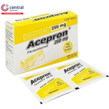 Thuốc Acepron 250 mg - Thuốc giảm đau, hạ sốt hiệu quả nhanh chóng