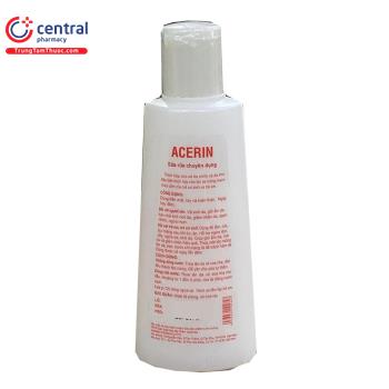 Sữa rửa mặt Acerin: tác dụng, đối tượng sử dụng, giá bán