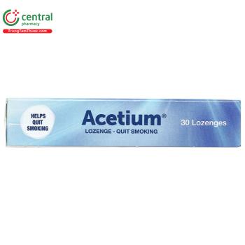 Thuốc Acetium Lozenge (Hộp 30 viên) - Giúp cai thuốc lá hiệu quả