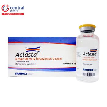 Thuốc Aclasta 5mg/100ml Novartis - điều trị loãng xương ở phụ nữ sau ...