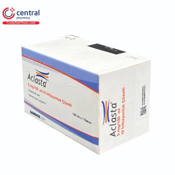 Thuốc Aclasta 5mg/100ml Novartis - điều trị loãng xương ở phụ nữ sau ...