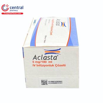 Thuốc Aclasta 5mg/100ml Novartis - điều trị loãng xương ở phụ nữ sau ...