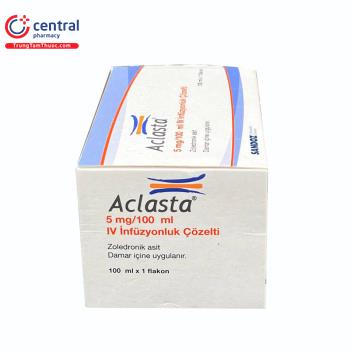 Thuốc Aclasta 5mg/100ml Novartis - điều trị loãng xương ở phụ nữ sau ...