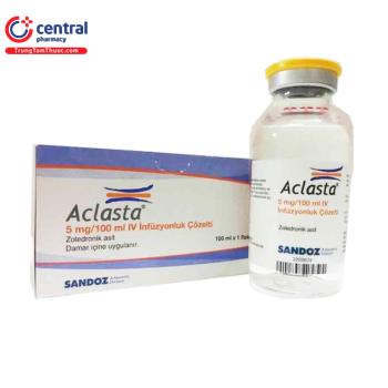 Thuốc Aclasta 5mg/100ml Novartis - điều trị loãng xương ở phụ nữ sau ...