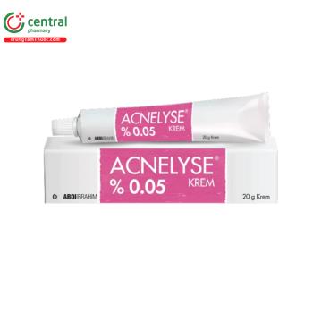 Thuốc Acnelyse Krem Tretinoin 0.05% điều trị mụn trứng cá viêm, mụn mủ