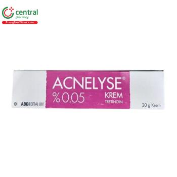 Thuốc Acnelyse Krem Tretinoin 0.05% điều trị mụn trứng cá viêm, mụn mủ