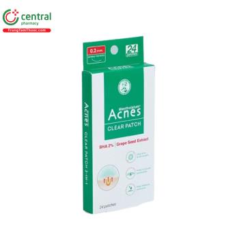 Miếng dán mụn Acnes Clear Patch - Kháng khuẩn, ngừa thâm sẹo