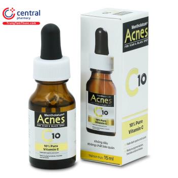 Serum Acnes C10 điều trị sẹo lõm, trị nám nhanh chóng