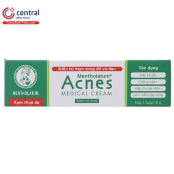Thuốc điều trị mụn trứng cá sưng đỏ và đau Acnes Medical Cream
