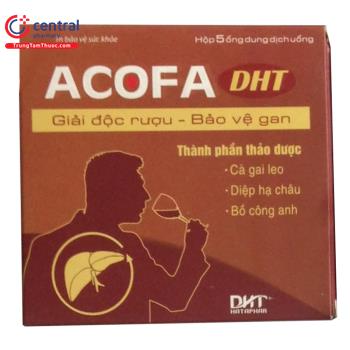 [CHÍNH HÃNG] Thuốc Acofa DHT hỗ trợ giải độc rượu - bảo vệ gan