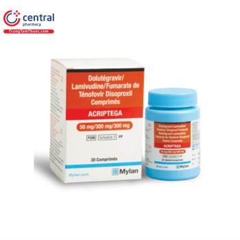 [CHÍNH HÃNG] Thuốc Acriptega điều trị bệnh nhiễm HIV-1