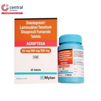 [CHÍNH HÃNG] Thuốc Acriptega điều trị bệnh nhiễm HIV-1