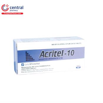 [CHÍNH HÃNG] Thuốc Acritel-10 điều trị dị ứng một cách hiệu quả