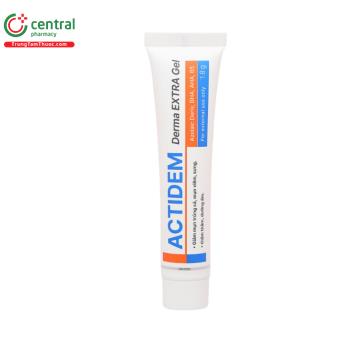 Actidem Derma Extra Gel trị mụn, mờ thâm, dưỡng da đều màu, sáng mịn