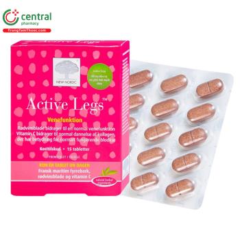 Thuốc Active Legs phòng ngừa, hỗ trợ điều trị suy giãn tĩnh mạch chân