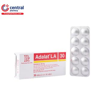 Thuốc Adalat LA 30mg: Thuốc điều trị tăng huyết áp và đau thắt ngực