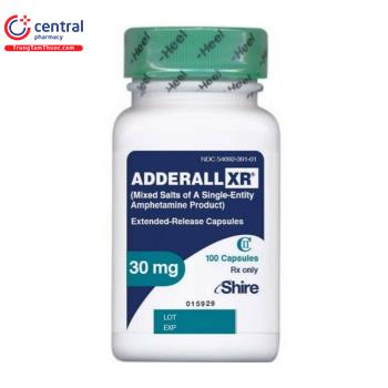 Thuốc Adderall XR điều trị chứng rối loạn tăng động giảm chú ý (ADHD)