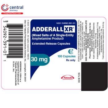 Thuốc Adderall XR điều trị chứng rối loạn tăng động giảm chú ý (ADHD)