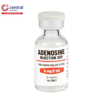 Thuốc Adenosine injection USP 6mg/2ml: tác dụng, liều dùng, cách dùng