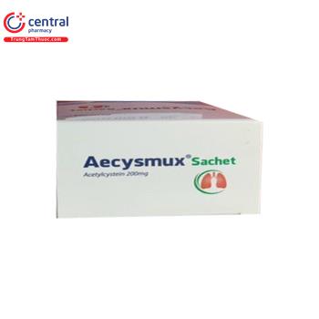 Thuốc long đờm Aecysmux Sachet 200mg - Loãng đờm, tiêu nhầy hiệu quả
