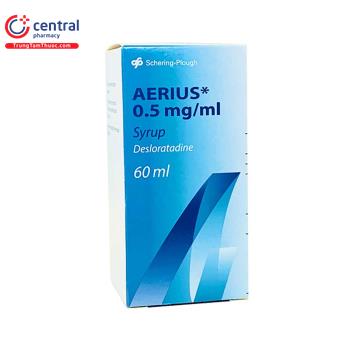 [CHÍNH HÃNG] Thuốc Aerius 0,5mg/ml - Thuốc tác dụng chống dị ứng
