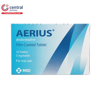 Thuốc Aerius Tablet xóa tan nỗi lo viêm mũi dị ứng