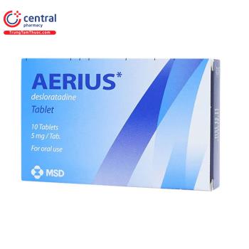 Thuốc Aerius Tablet xóa tan nỗi lo viêm mũi dị ứng