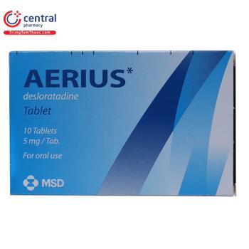 Thuốc Aerius Tablet xóa tan nỗi lo viêm mũi dị ứng